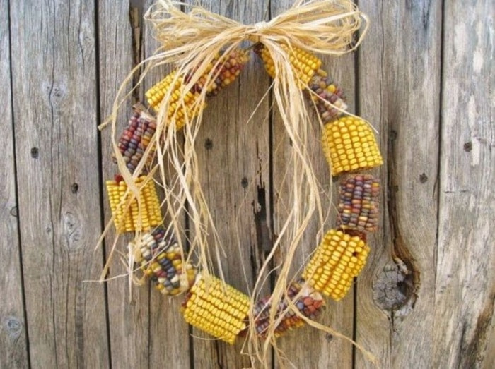 Perfect fall decorating ideas with dried corn | My desired home