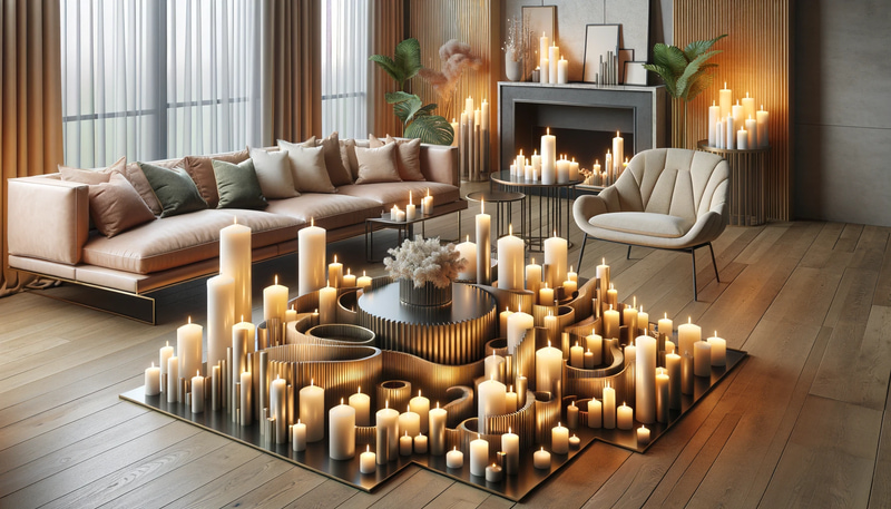 Candles for Warmth and Style in the Apartment: 50 Creative Ideas | My ...