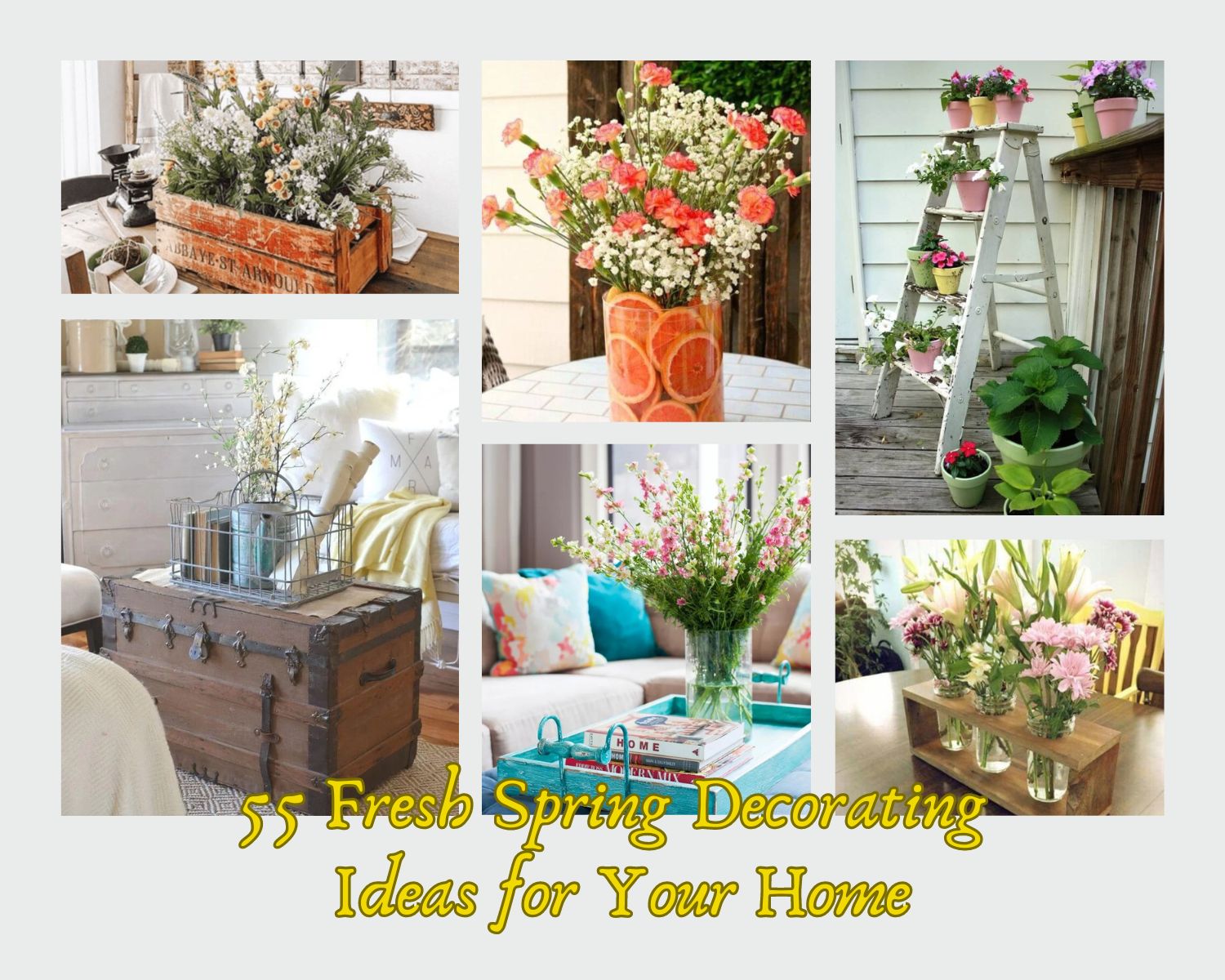 55 Fresh Spring Decorating Ideas for Your Home | My desired home