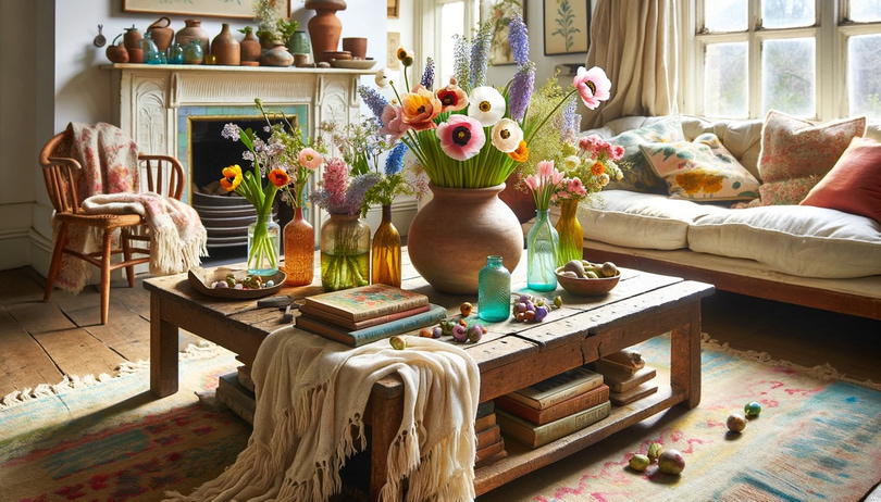 Spring Decoration for the Living Room Coffee Table: 92 Ideas to Refresh ...