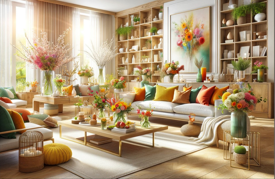Spring Living Room Decoration: 55 Fresh Inspiration Ideas! | My desired ...