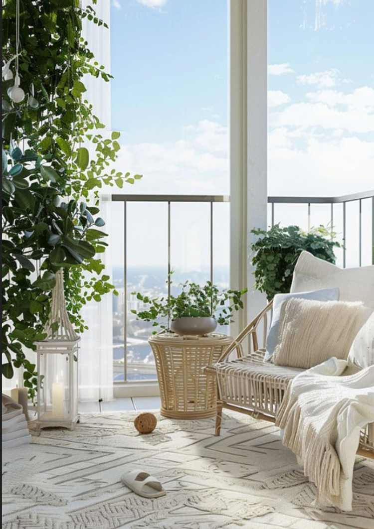 30 Ideas for Balcony Decoration with Rattan Furniture | My desired home