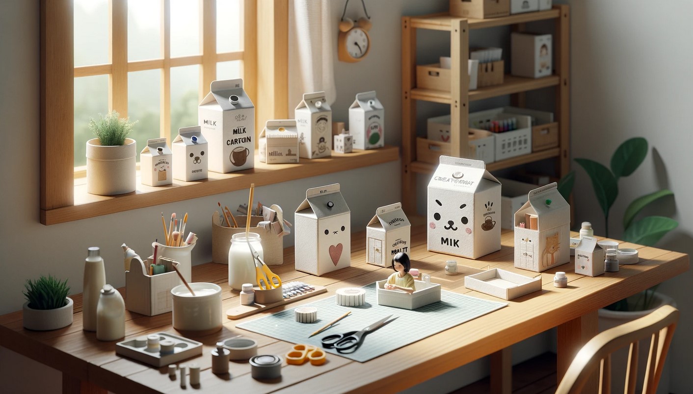 Crafts with Milk Cartons: 34 Ideas and Creative Projects | My desired home