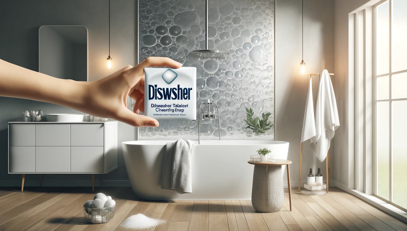 Dishwasher tablet shower cleaning hack: Transform Your Shower or ...