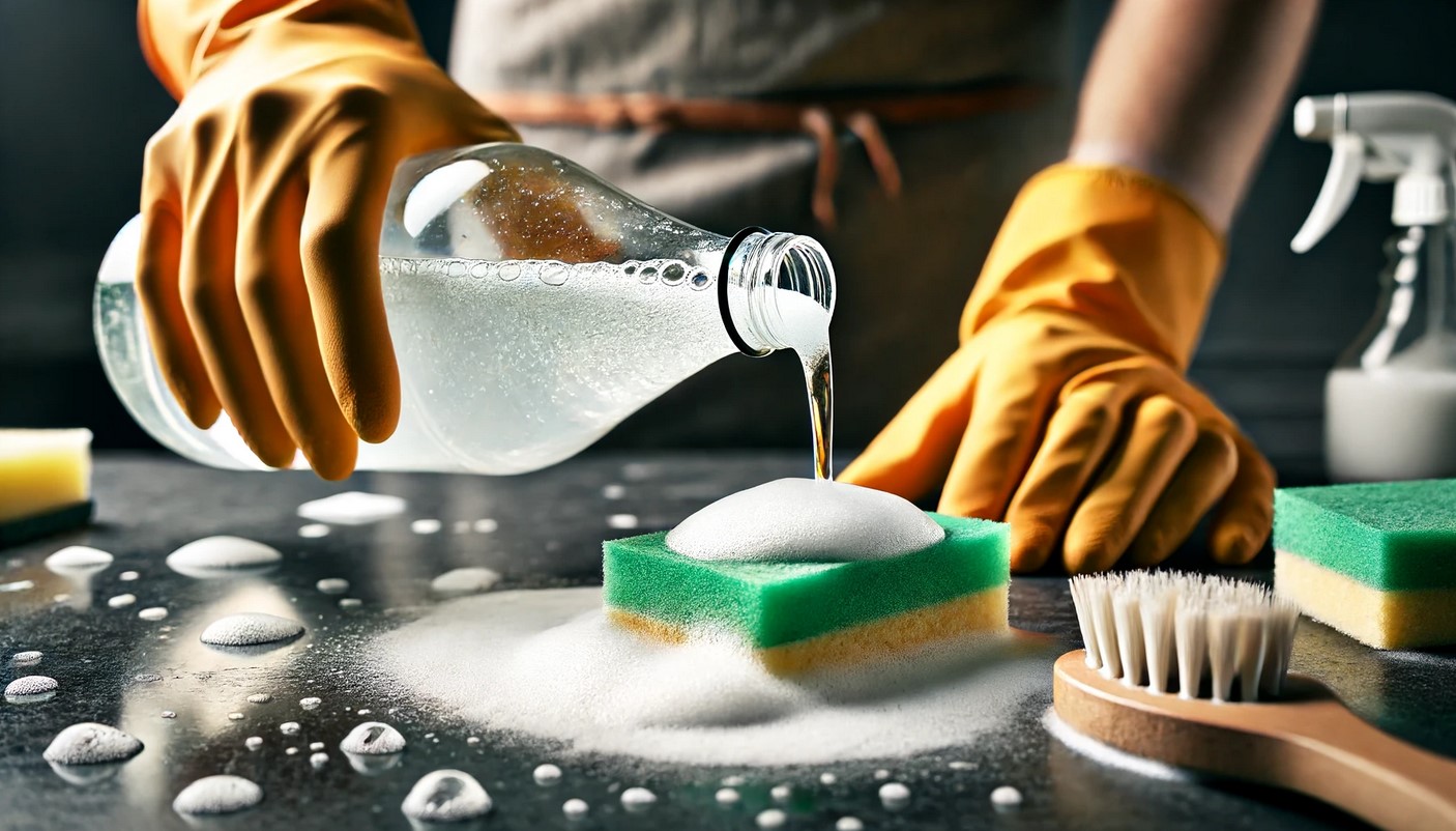 Create an Excellent Homemade Cleaner with Just Vinegar and a Spoonful ...