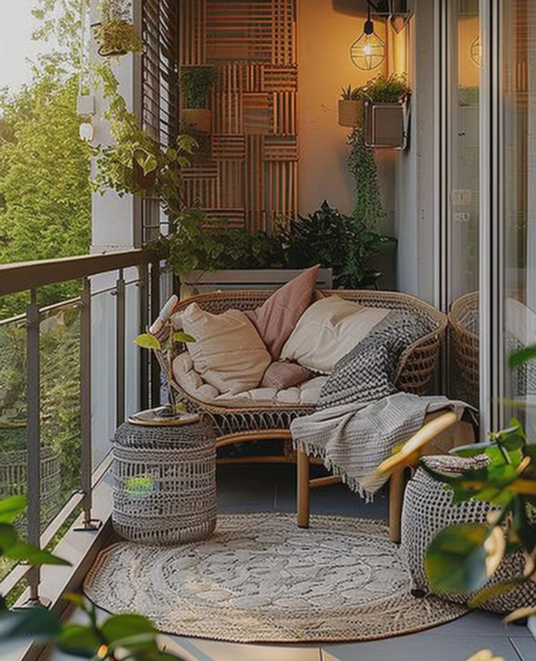 35 Amazing Ideas To Transform A Small Balcony Into A Relaxation Oasis ...