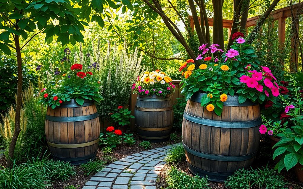 Creative Ways to Use Wooden Barrels in Your Garden Design