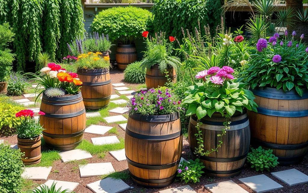 Creative Ways to Use Wooden Barrels in Your Garden Design