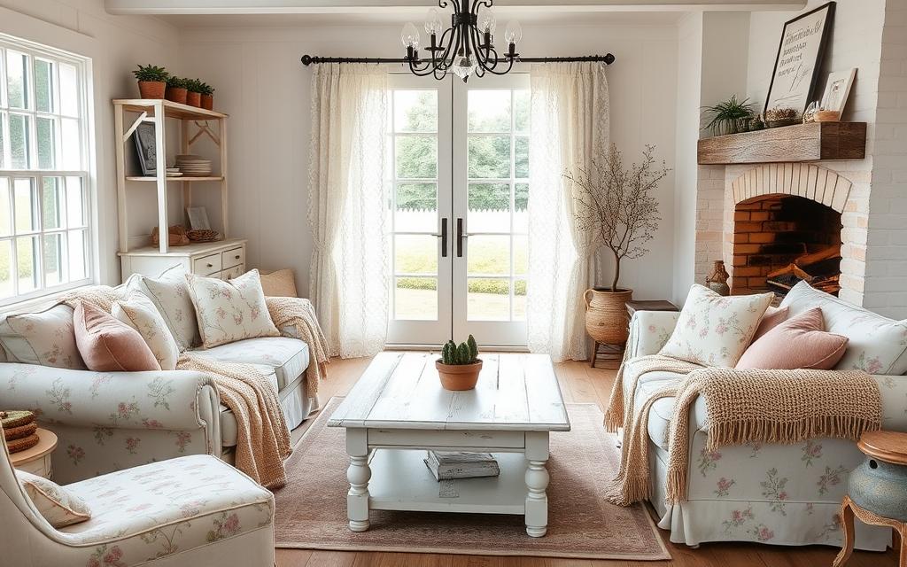 Charming Feminine Farmhouse Living Room Ideas for Cozy Spaces