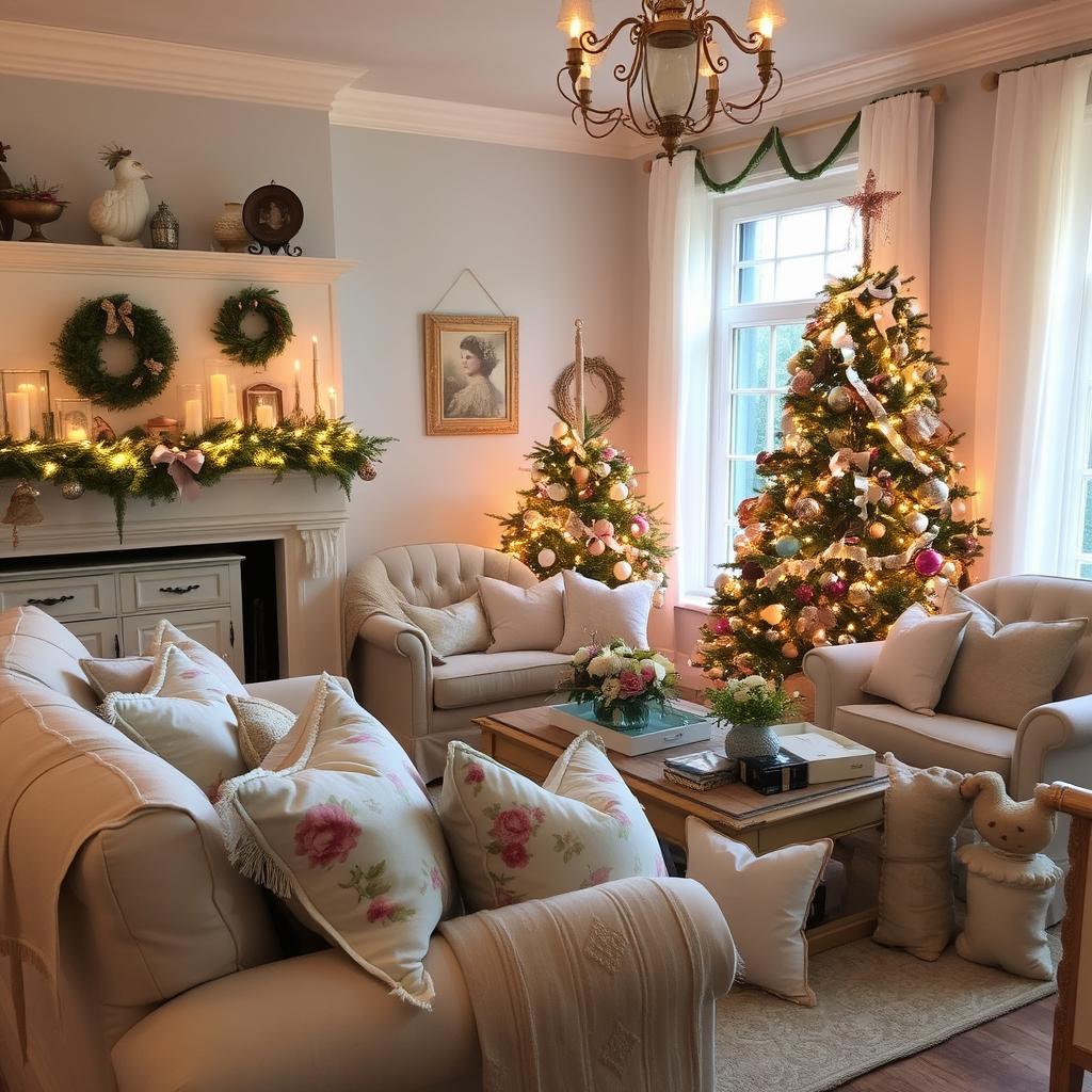 Shabby Chic Christmas Decor Ideas for a Timeless Holiday Look