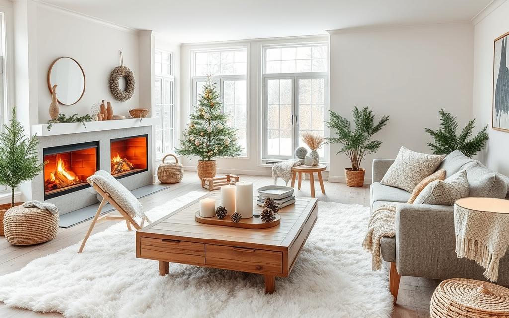 Decorate your living room in Scandinavian style for winter: 40 stylish ...