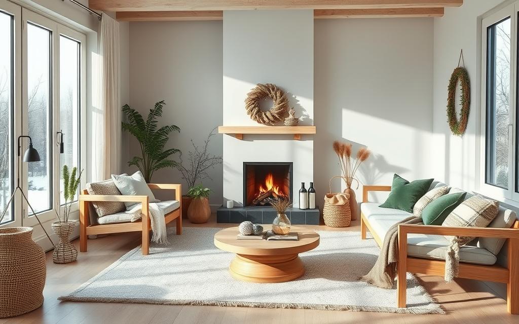 Decorate your living room in Scandinavian style for winter: 40 stylish ...