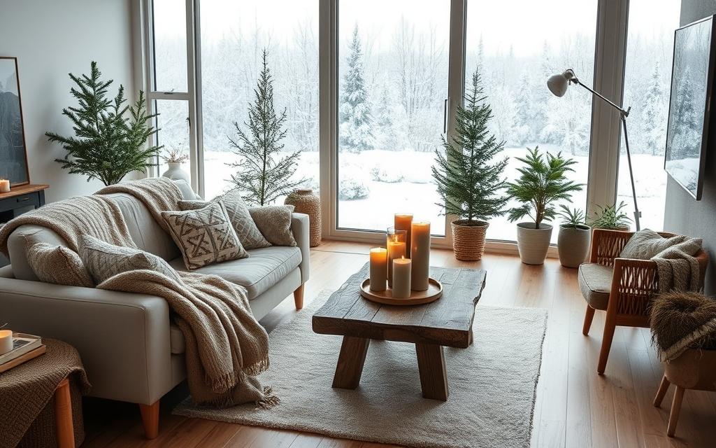 Decorate your living room in Scandinavian style for winter: 40 stylish ...
