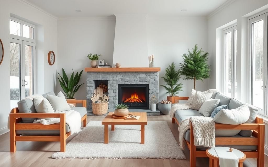 Decorate your living room in Scandinavian style for winter: 40 stylish ...