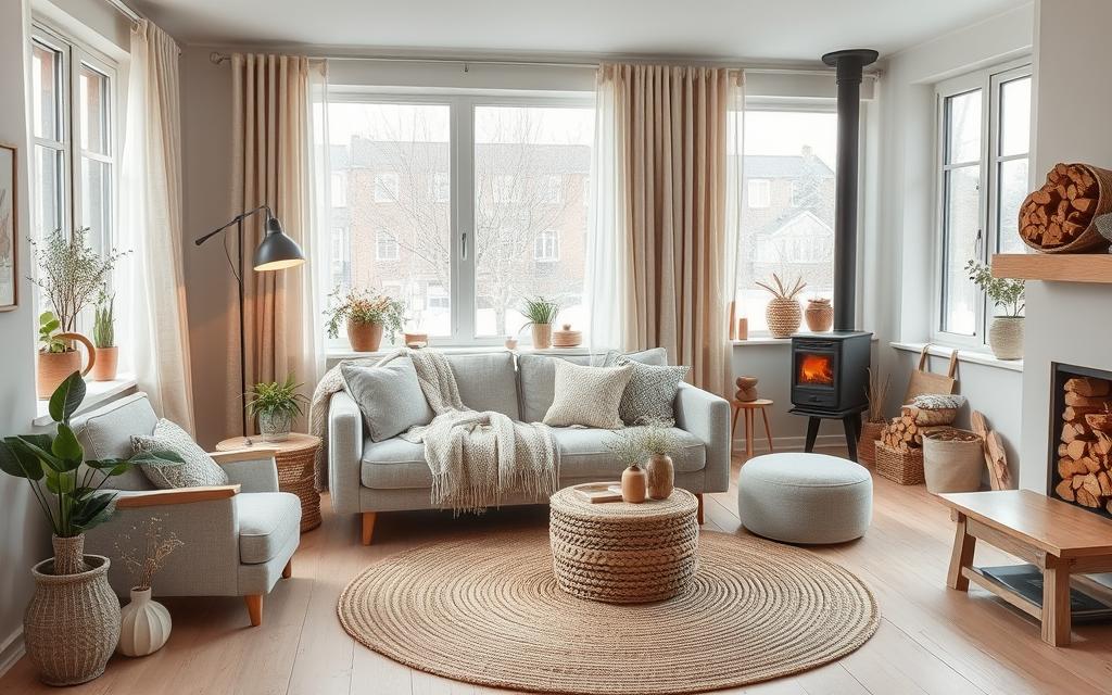 Decorate your living room in Scandinavian style for winter: 40 stylish ...