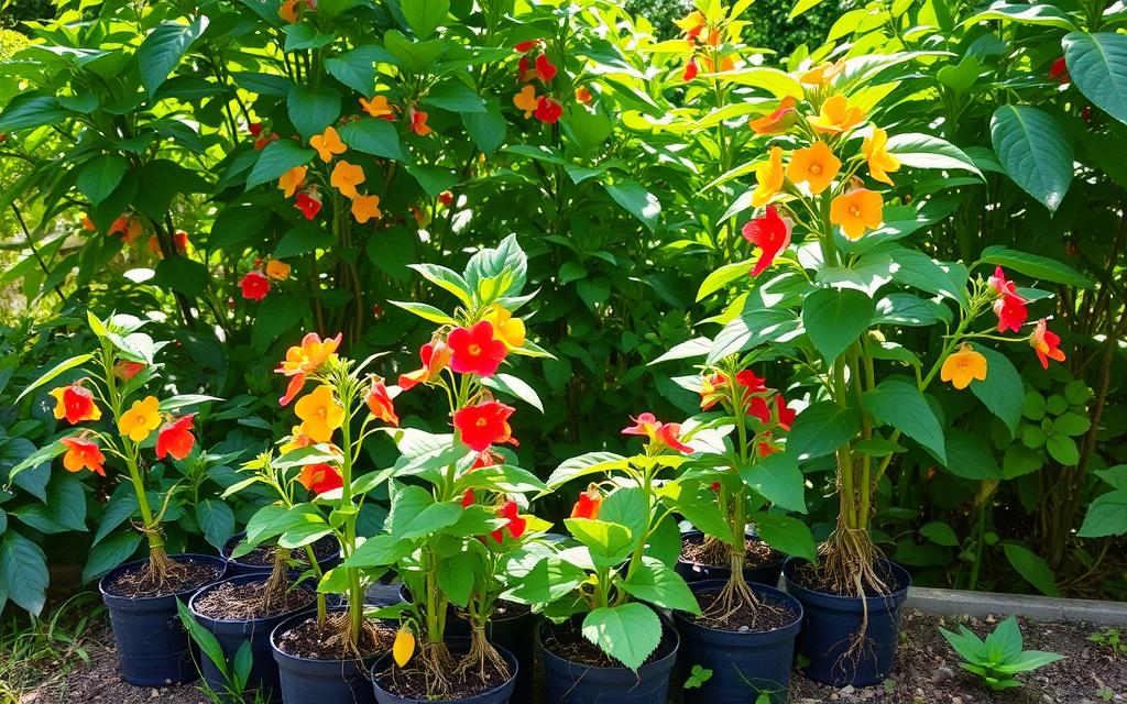 Discover the beauty of Abutilon, the flowering shrub perfect for pots and garden beds