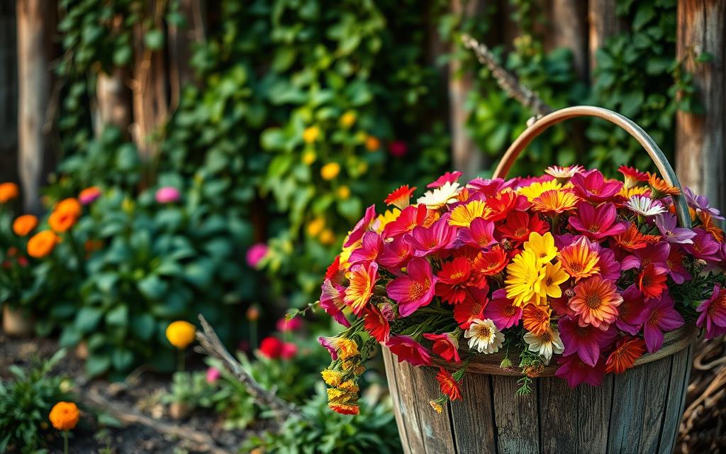 Flowers in a Bucket: Creative Ideas for a Rustic Blooming Yard and Garden