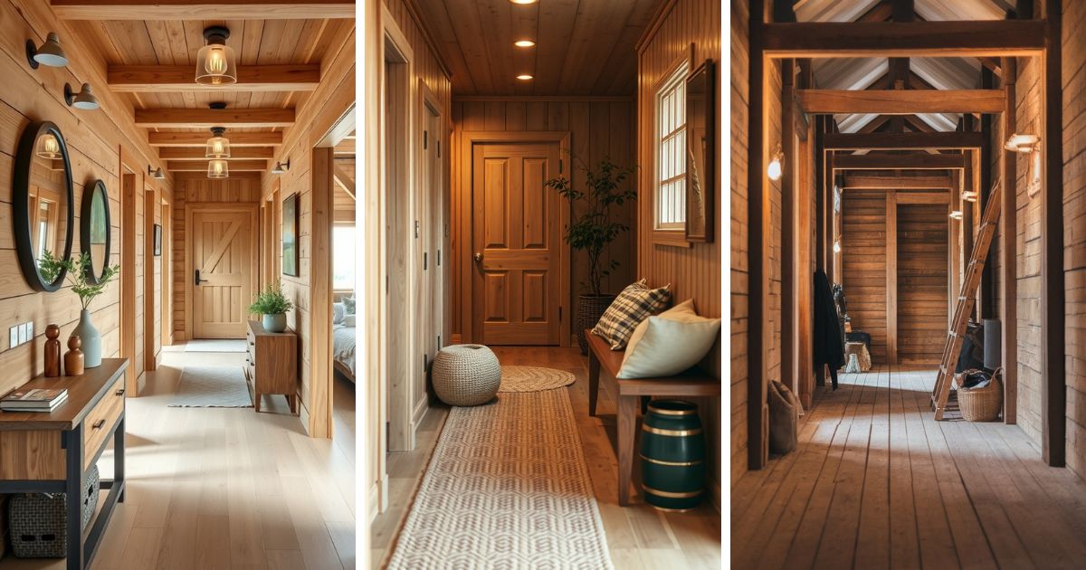 Rustic Wooden Hallways: Cozy and Stylish Designs to Warm Up Your Space