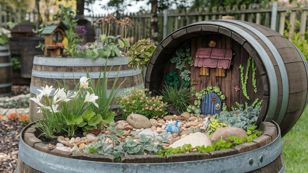 Creative Ways to Use Wooden Barrels in Your Garden Design