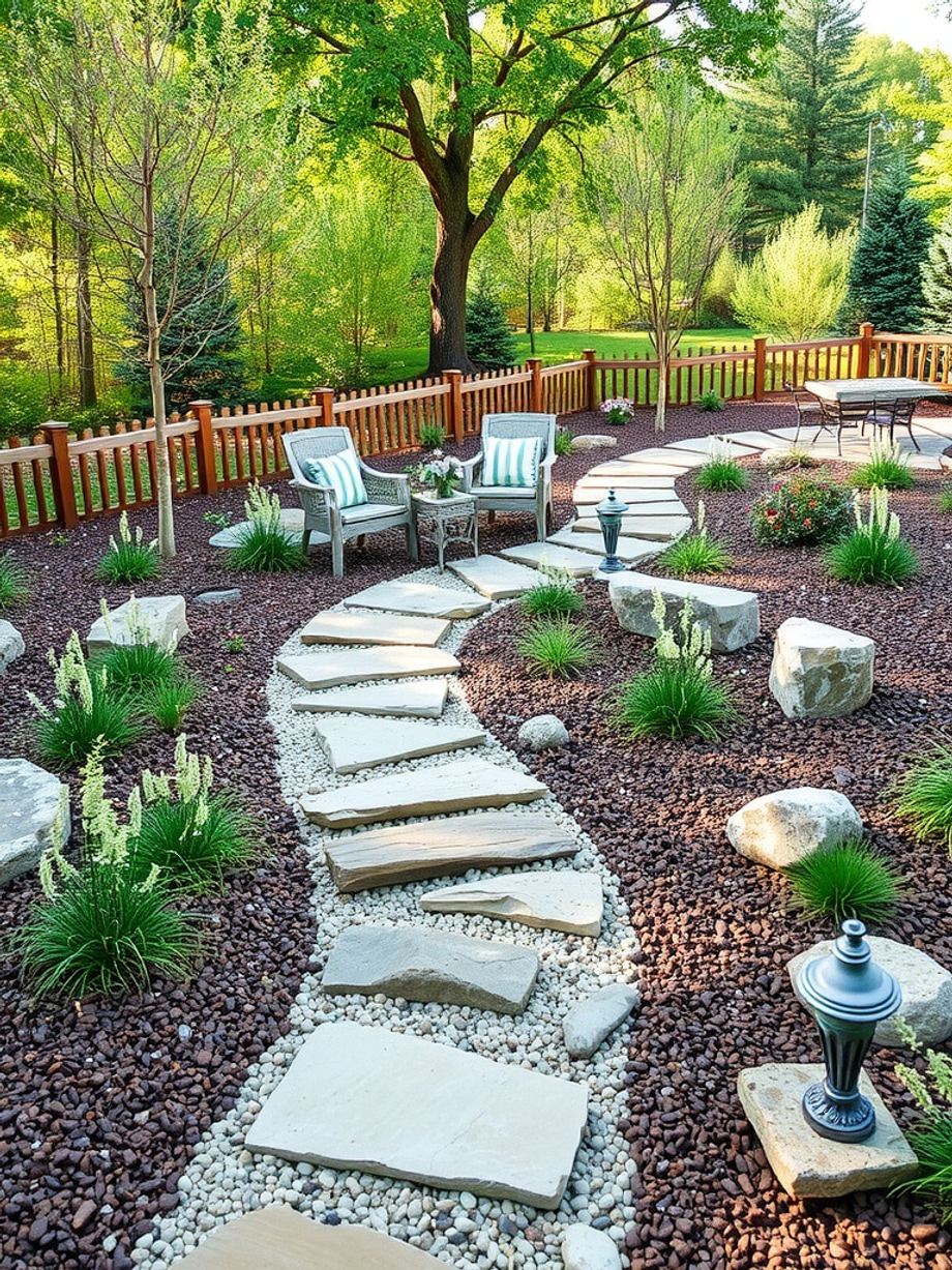 Create a Dry River Bed Garden | Outdoor Decor with Natural Flow | My ...