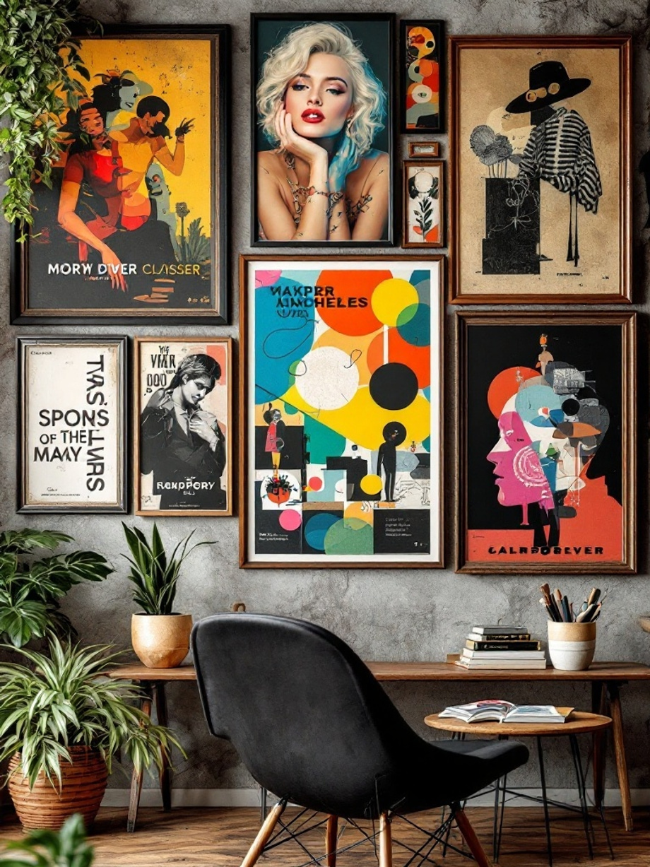 Creative Ideas for Decorating Walls with Posters | Easy & Stylish | My ...